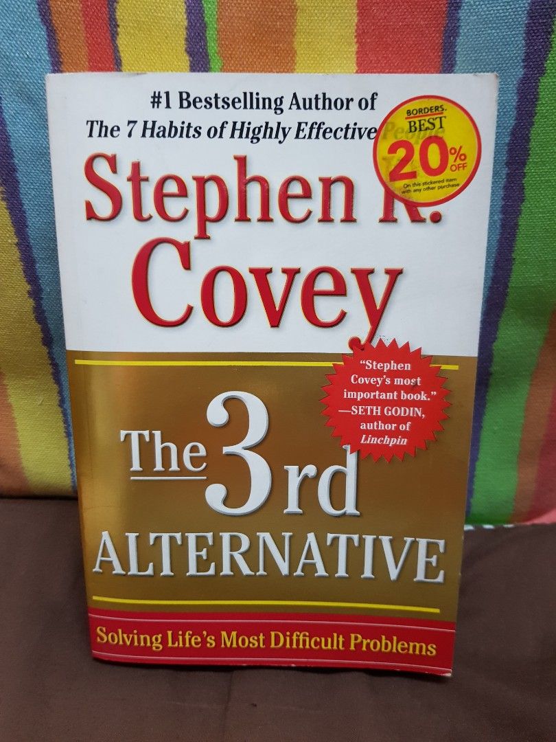 The 3rd Alternative- Stephen Covey, Hobbies & Toys, Books & Magazines ...
