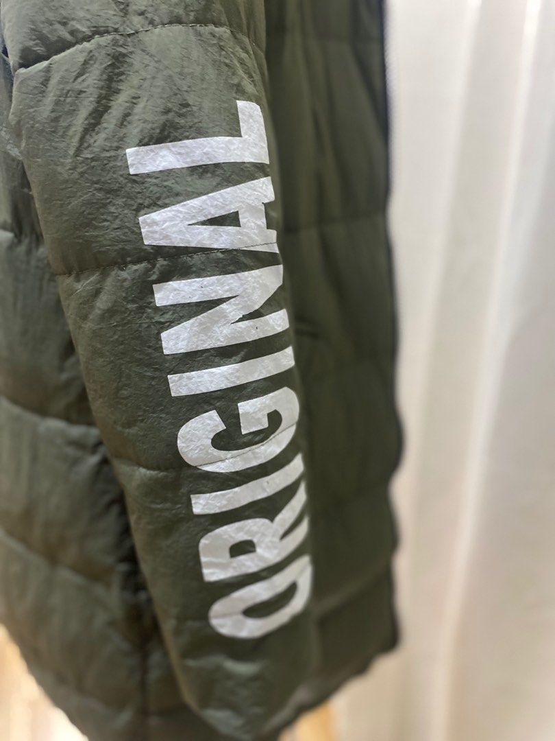 The Simpsons Army Green Puffer Coat, Women's Fashion, Coats, Jackets ...