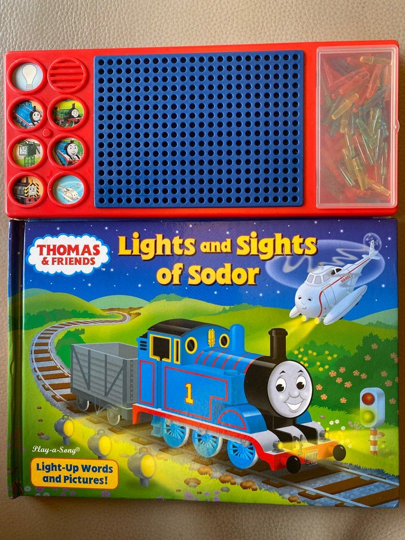 Thomas Lights and sights of Sodor - sing & play set, 興趣及遊戲, 書本 & 文具 ...