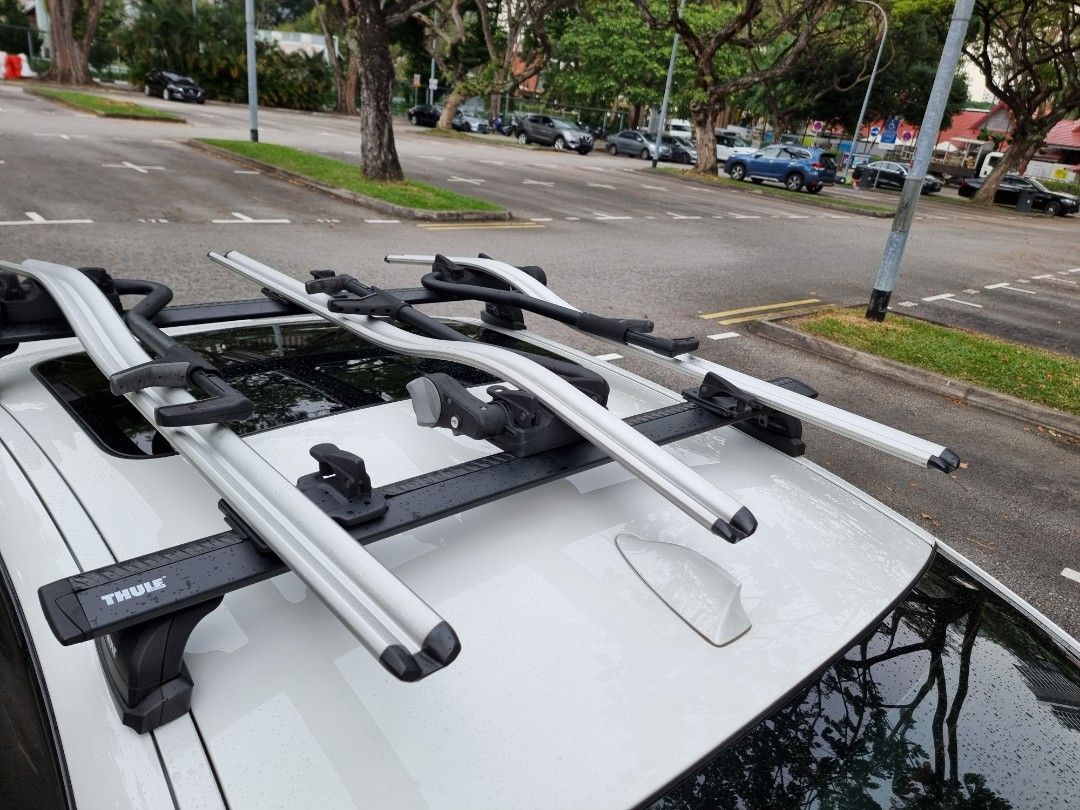 Thule roof rack for BMW F10 and bike carrier, Sports Equipment, Other Sports Equipment and ...