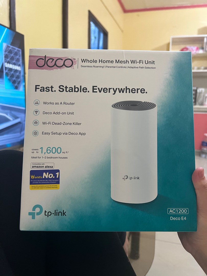 Tp-link DECO E4 AC1200 Wifi Mesh, Computers & Tech, Parts & Accessories ...