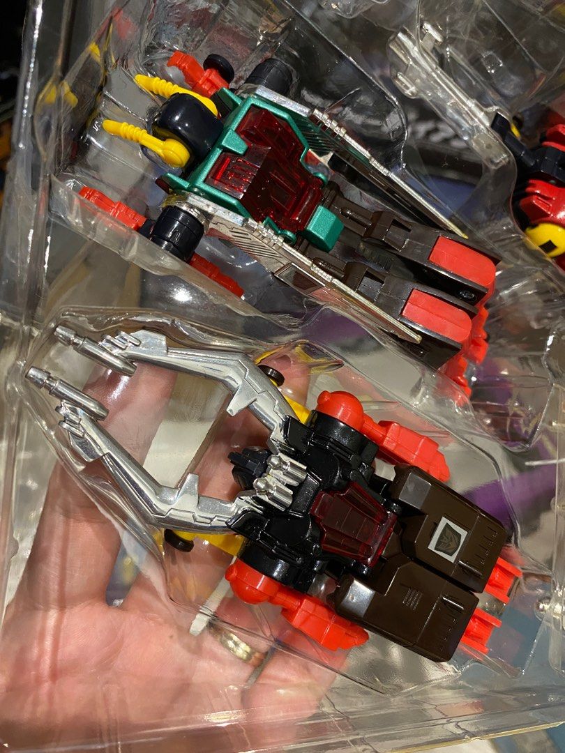 Transformers G1 eHobby Encore Insecticons Shrapnel Kickback Bombshell ...