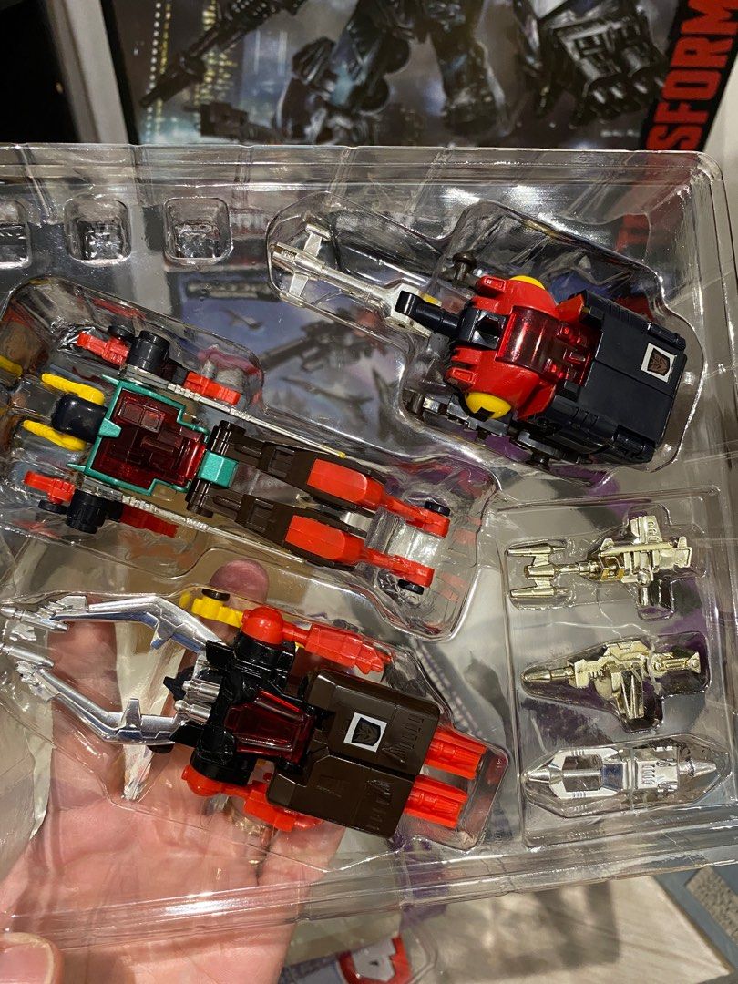 Transformers G1 eHobby Encore Insecticons Shrapnel Kickback Bombshell ...