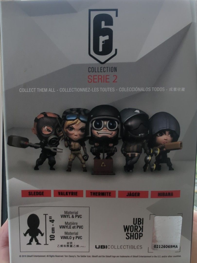 Ubisoft Six Collection Chibis: Series 2 Sledge Figurine, Hobbies & Toys ...