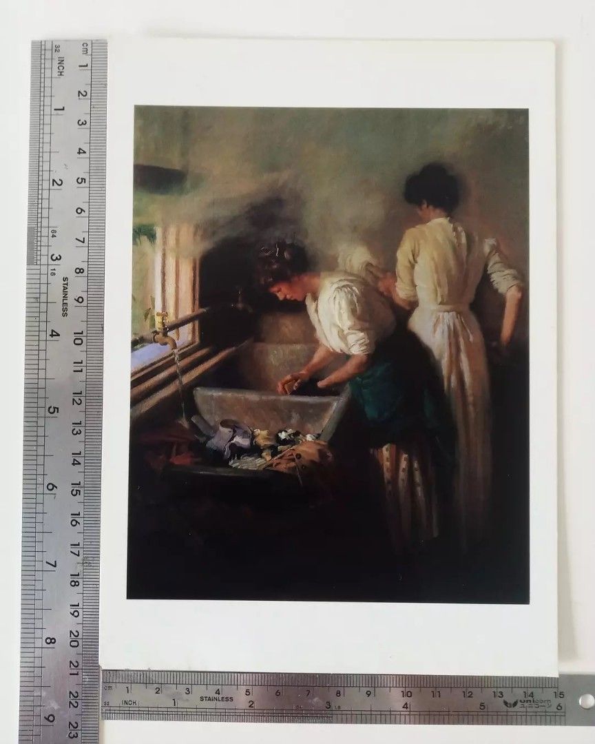 Vintage Print of Vida Lahey's "Monday Morning", Buku & Alat Tulis, Alat ...