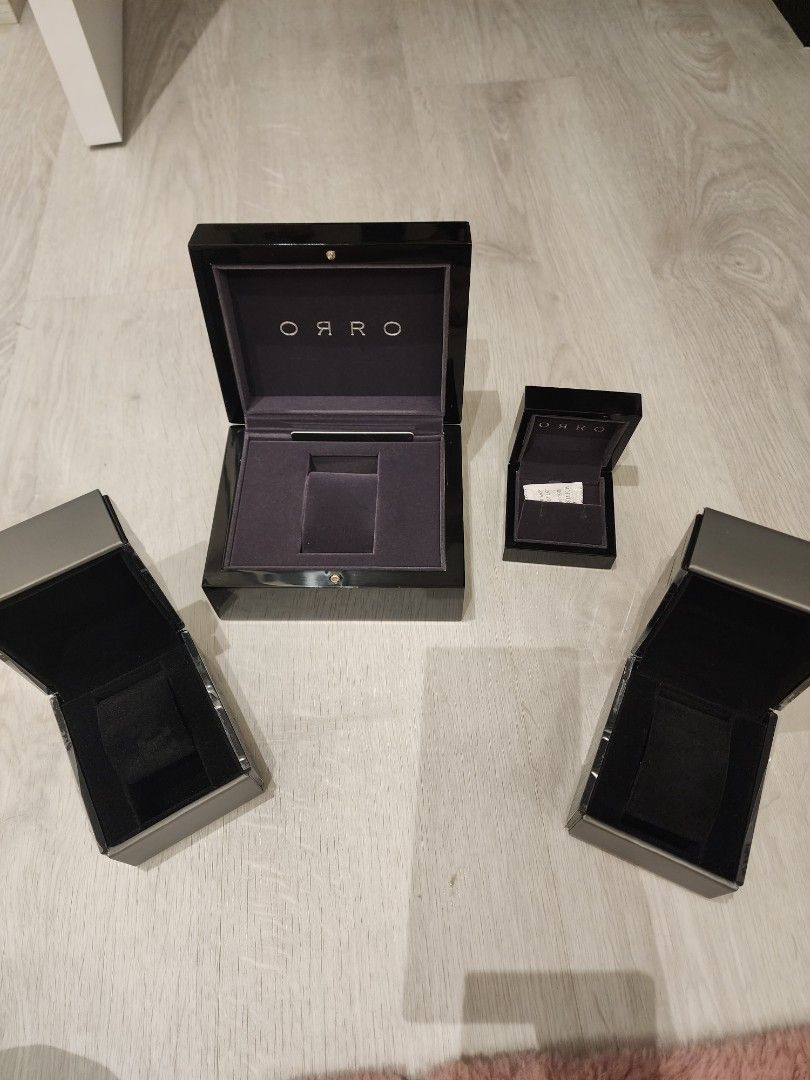 Watch Boxes Orro and Emporio Armani, Luxury, Watches on Carousell