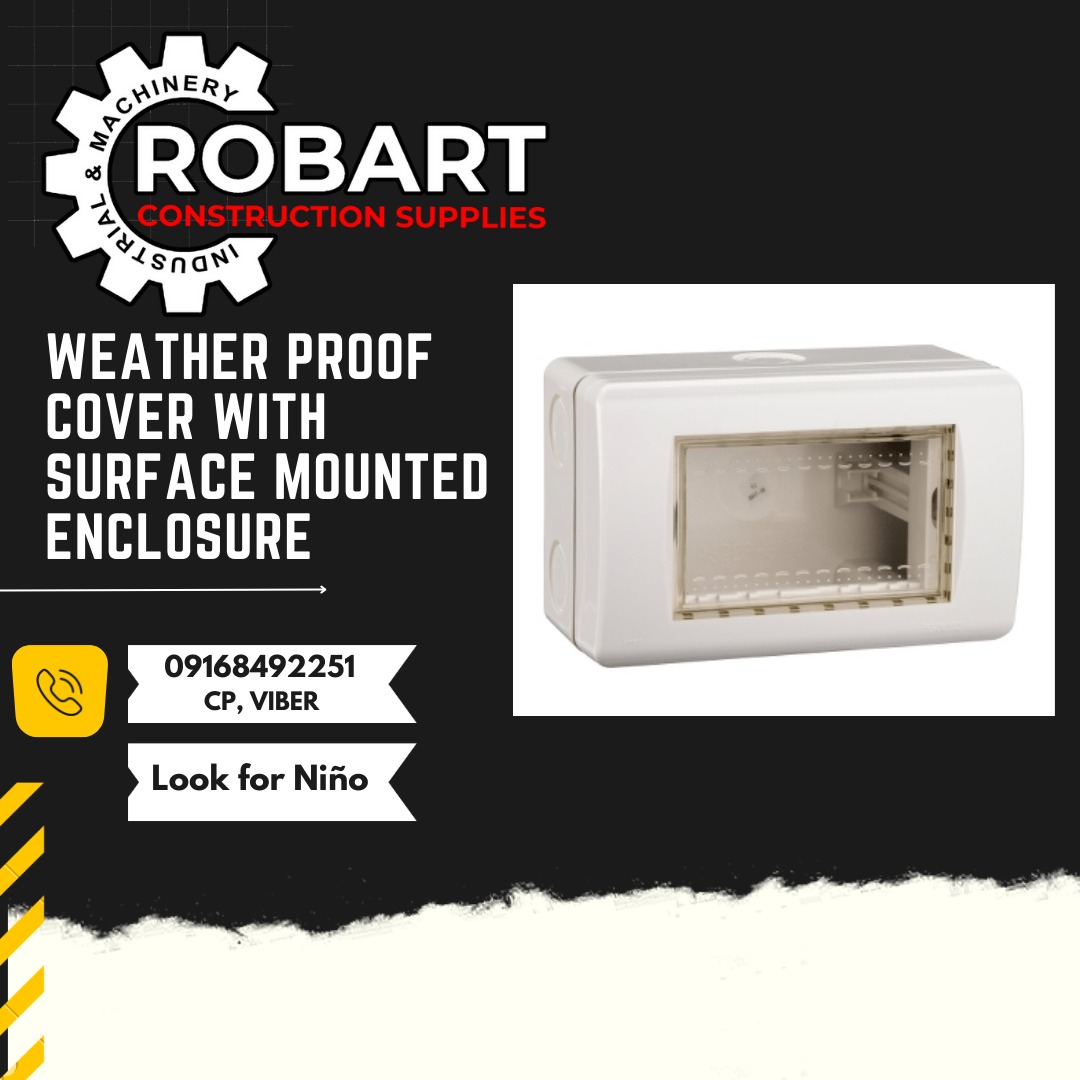 Weather Proof Cover with Surface Mounted Enclosure(horizontal), Commercial & Industrial ...
