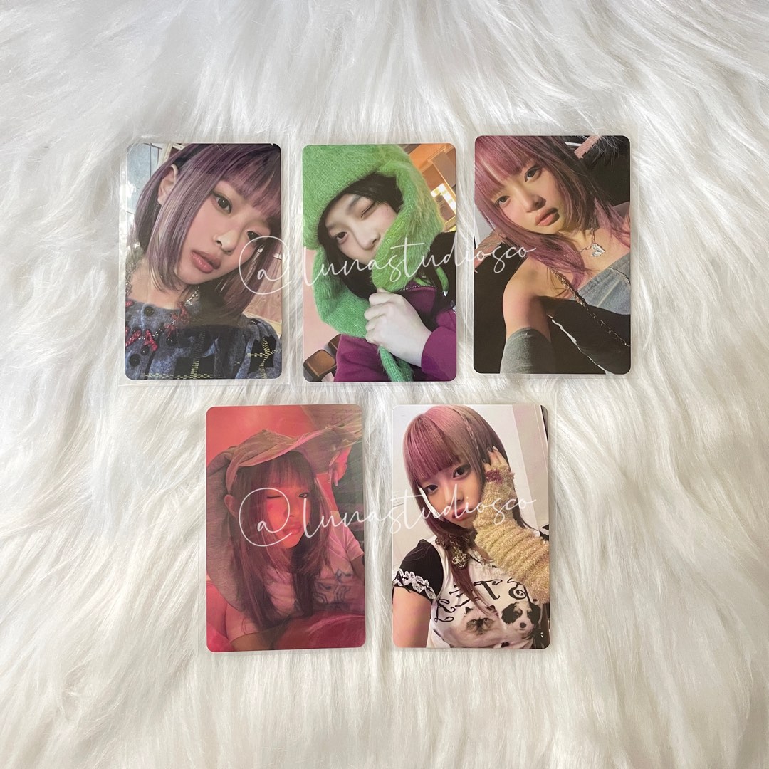 WTS LFB NewJeans Omg Hanni Message Card Version Photocards Pcs Nwjns ...