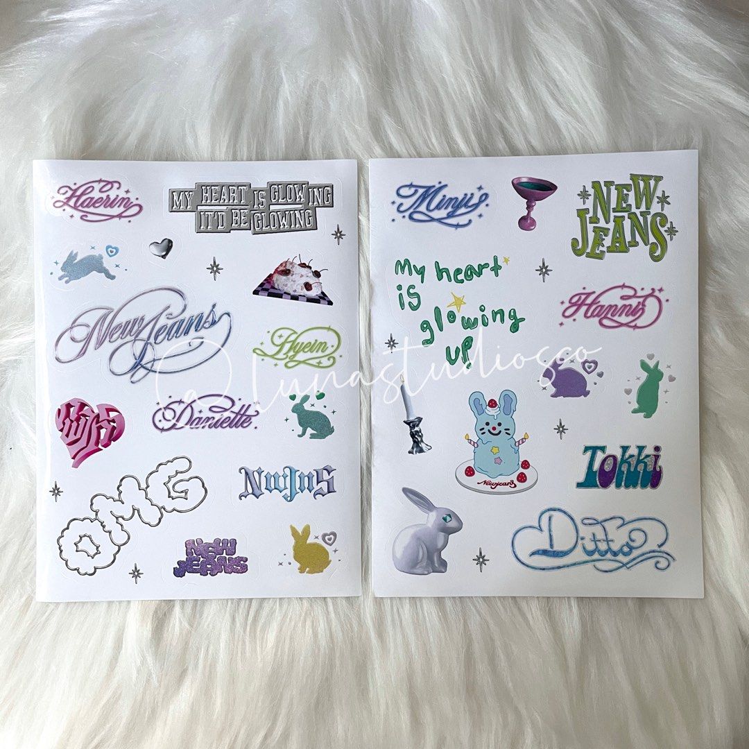 WTS LFB NewJeans Omg Hanni Message Card Version Photocards Pcs Nwjns ...