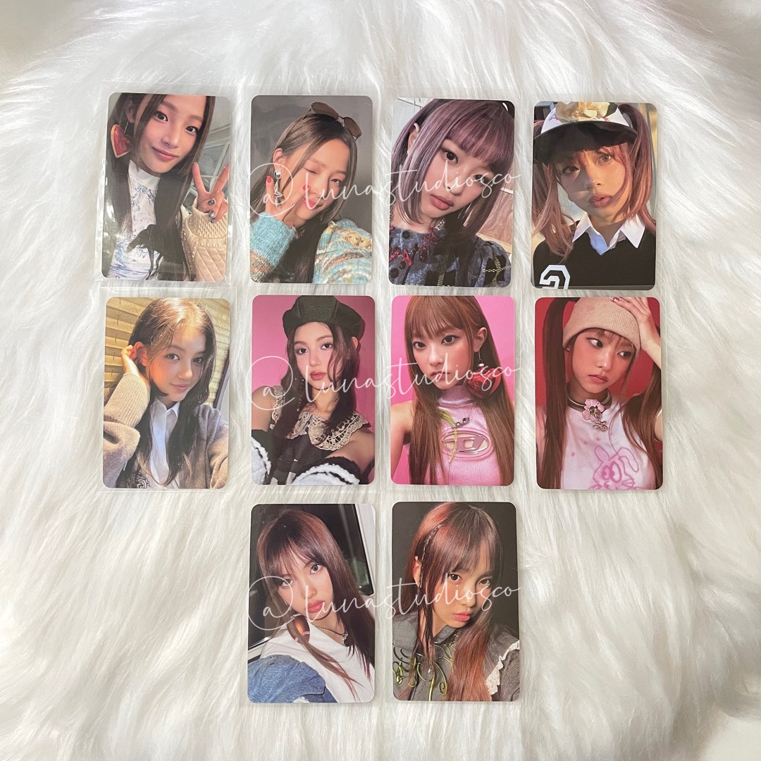 WTS LFB NewJeans Omg Weverse Photocards SET C Message Cards Pcs Nwjns Hanni Minji Haerin ...