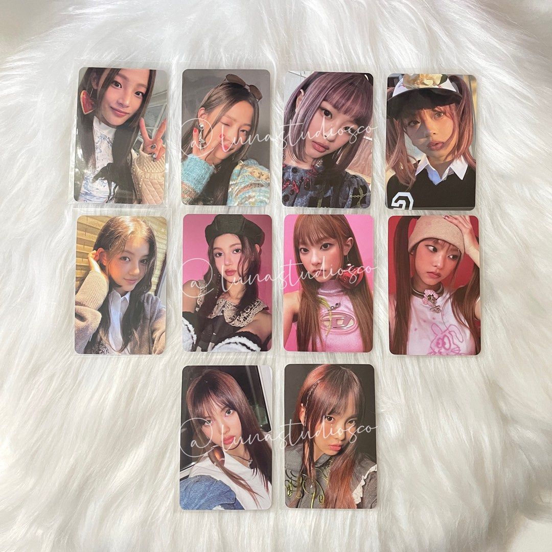 WTS LFB NewJeans Omg Weverse Photocards SET C Message Cards Pcs Nwjns Hanni Minji Haerin ...