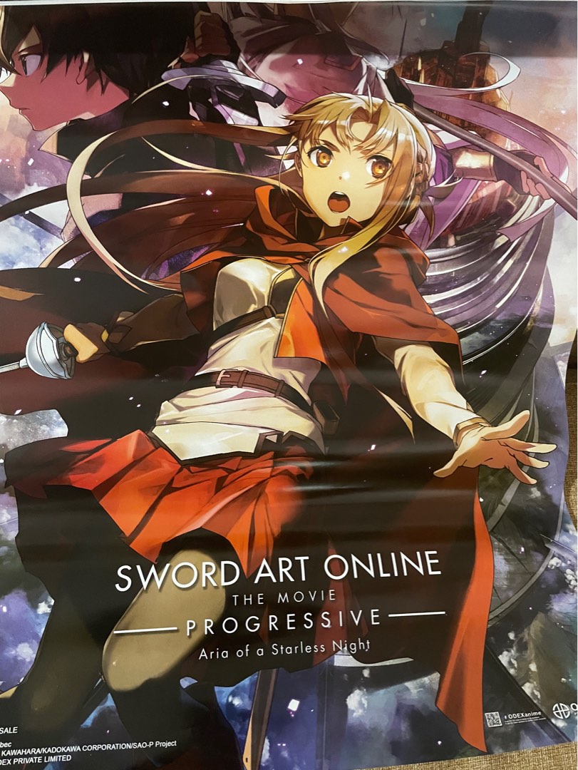 SAO posters, Hobbies & Toys, Memorabilia & Collectibles, J-pop on Carousell