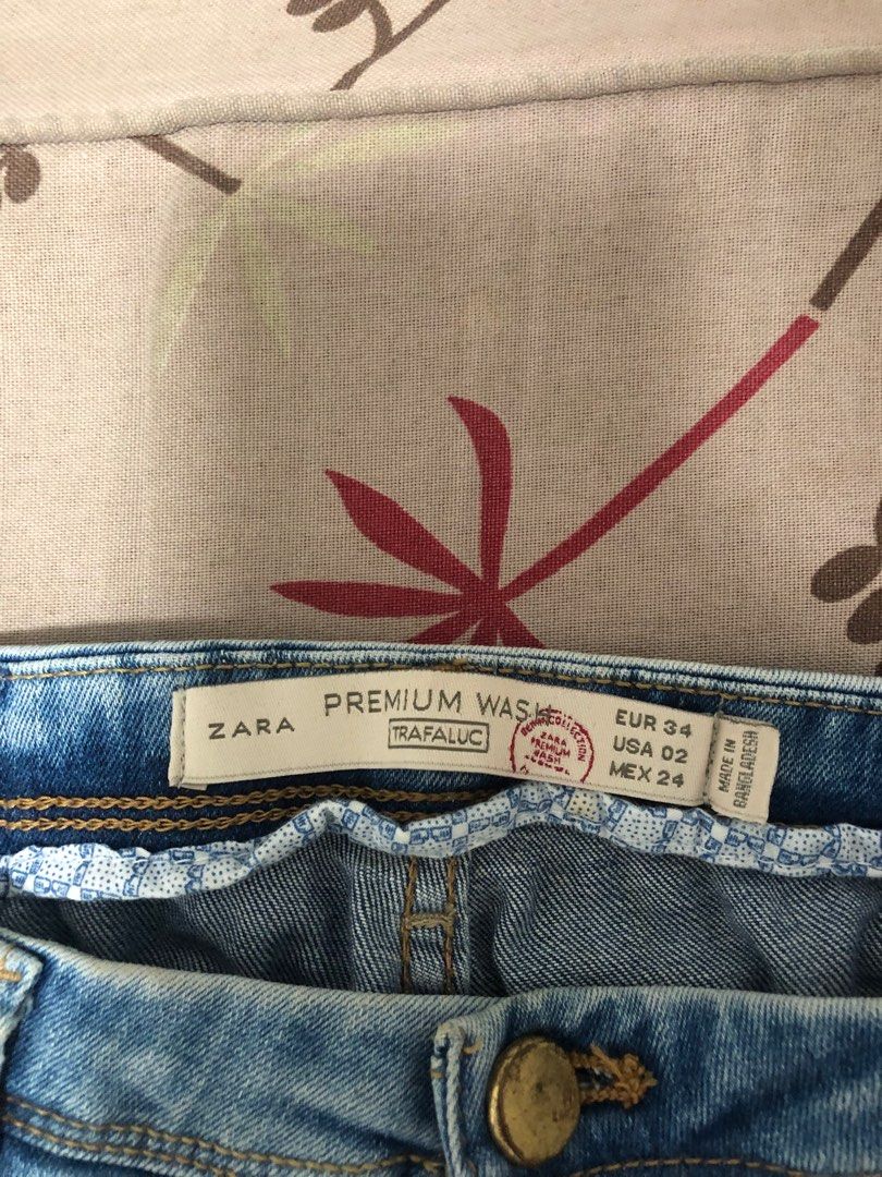 ZARA Denim Ripped Skinny Jeans., Women's Fashion, Bottoms, Jeans on ...