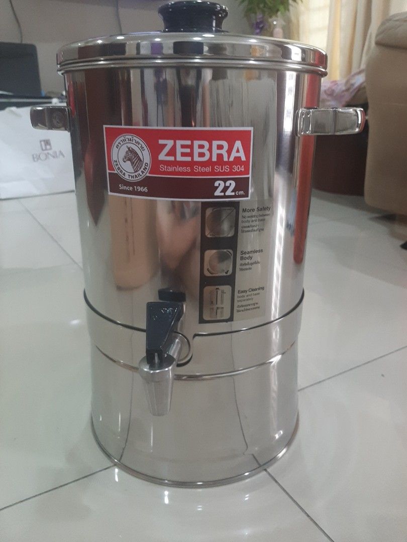 Zebra Water Dispenser Stainless steel, Furniture & Home Living ...