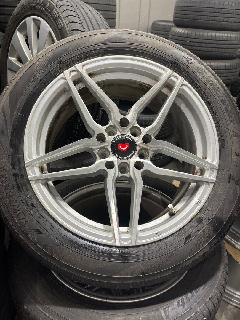 16 Inch Replica Vossen Wheels, Car Accessories, Tyres & Rims on Carousell