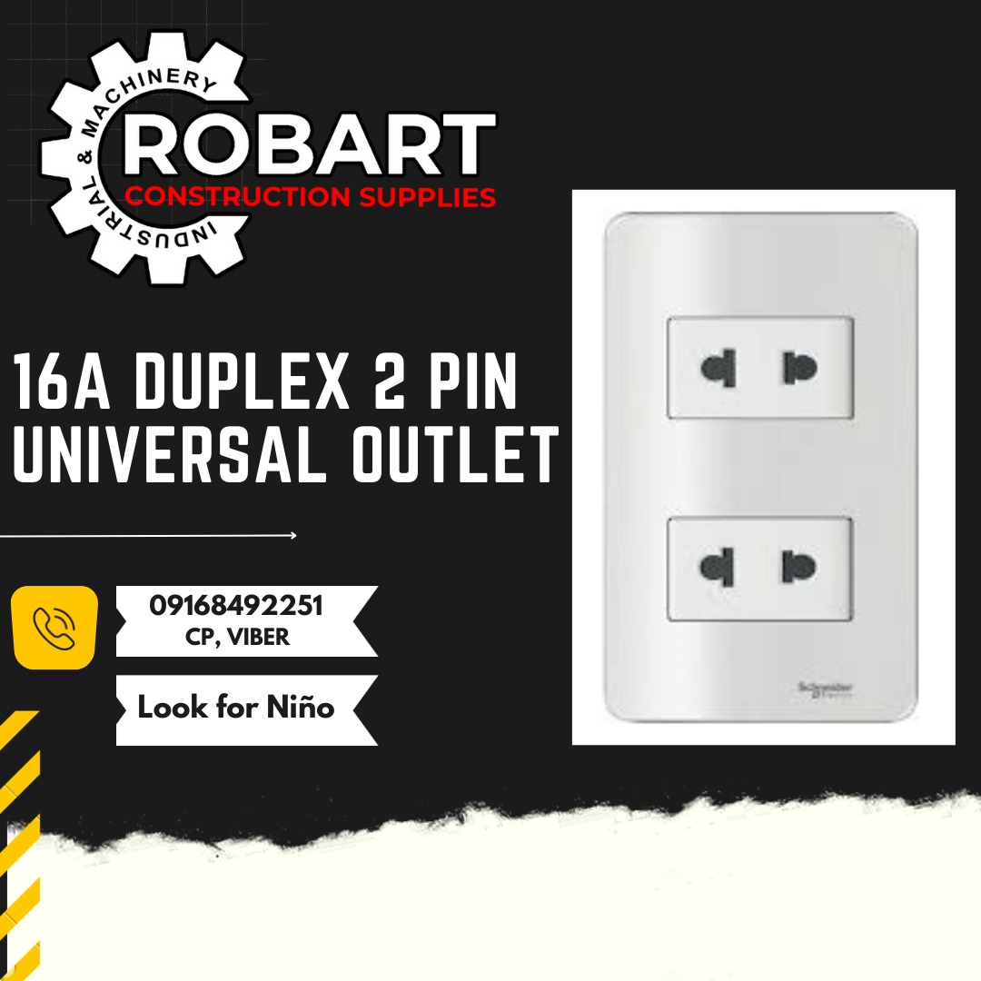 16A Duplex 2 Pin Universal Outlet, Commercial & Industrial ...