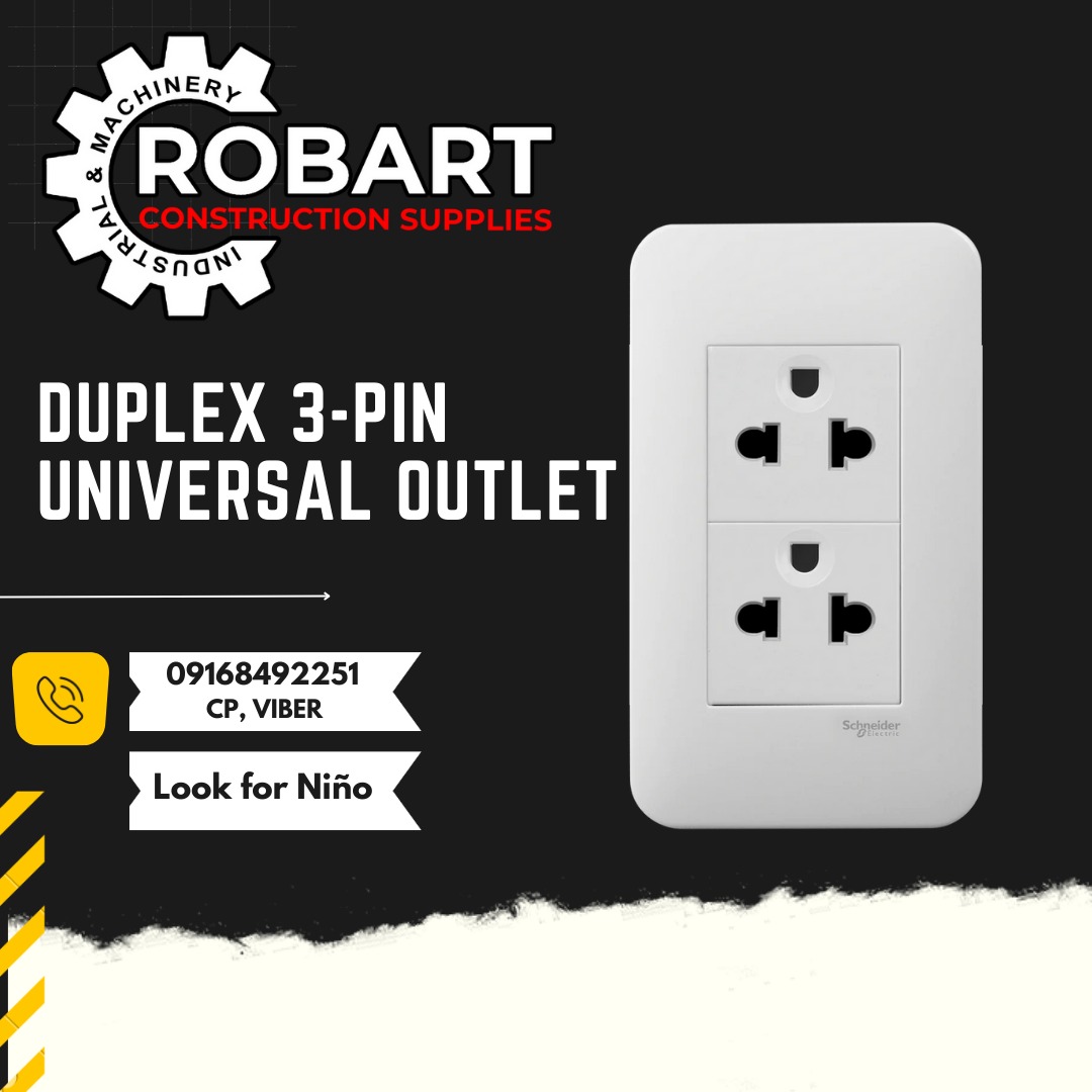 16A Duplex 3-pin Universal Outlet, Commercial & Industrial ...