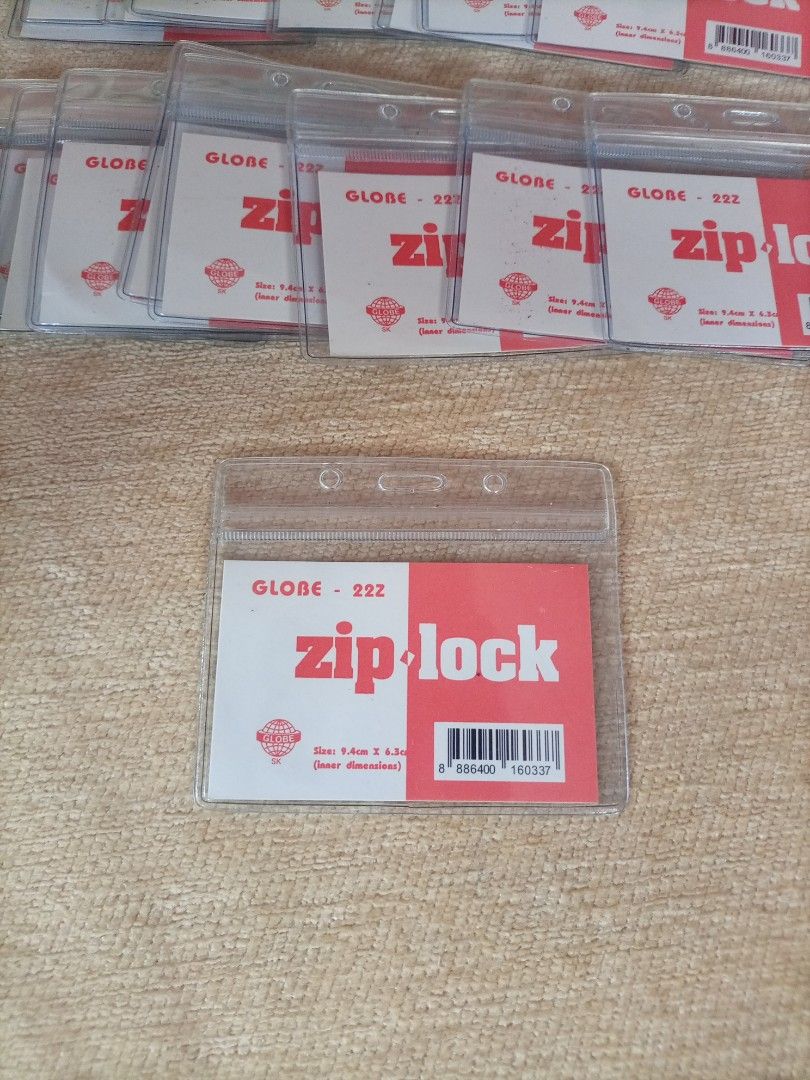 18 Globe Zip lock id card, Serba Serbi, Others di Carousell