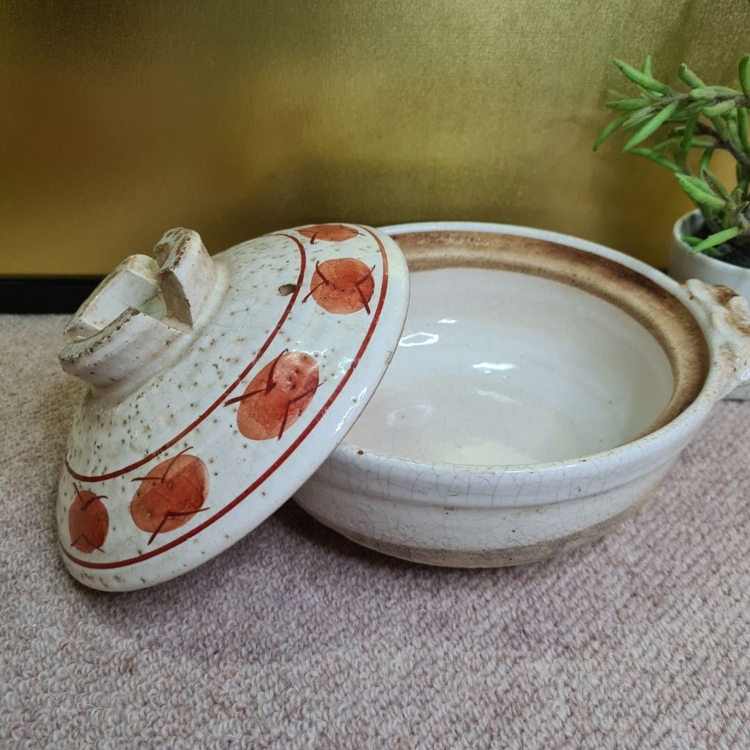 19cm dia. AUTHENTIC JAPANESE CLAY POT (DIRECT STOVE COOKWARE ...