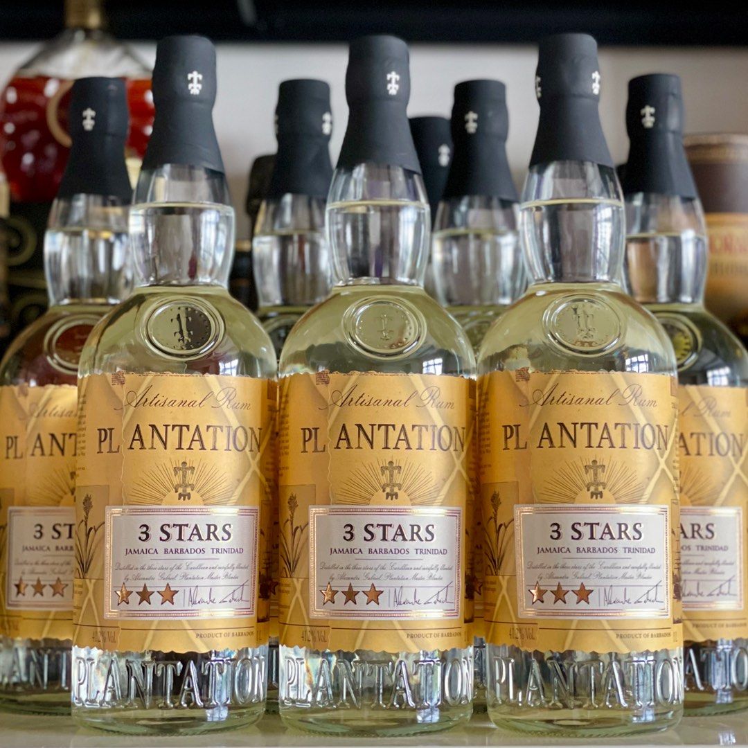1L Plantation 3 Star Rum white JAMAICA BARBADOS TRINIDAD not Bacardi ...