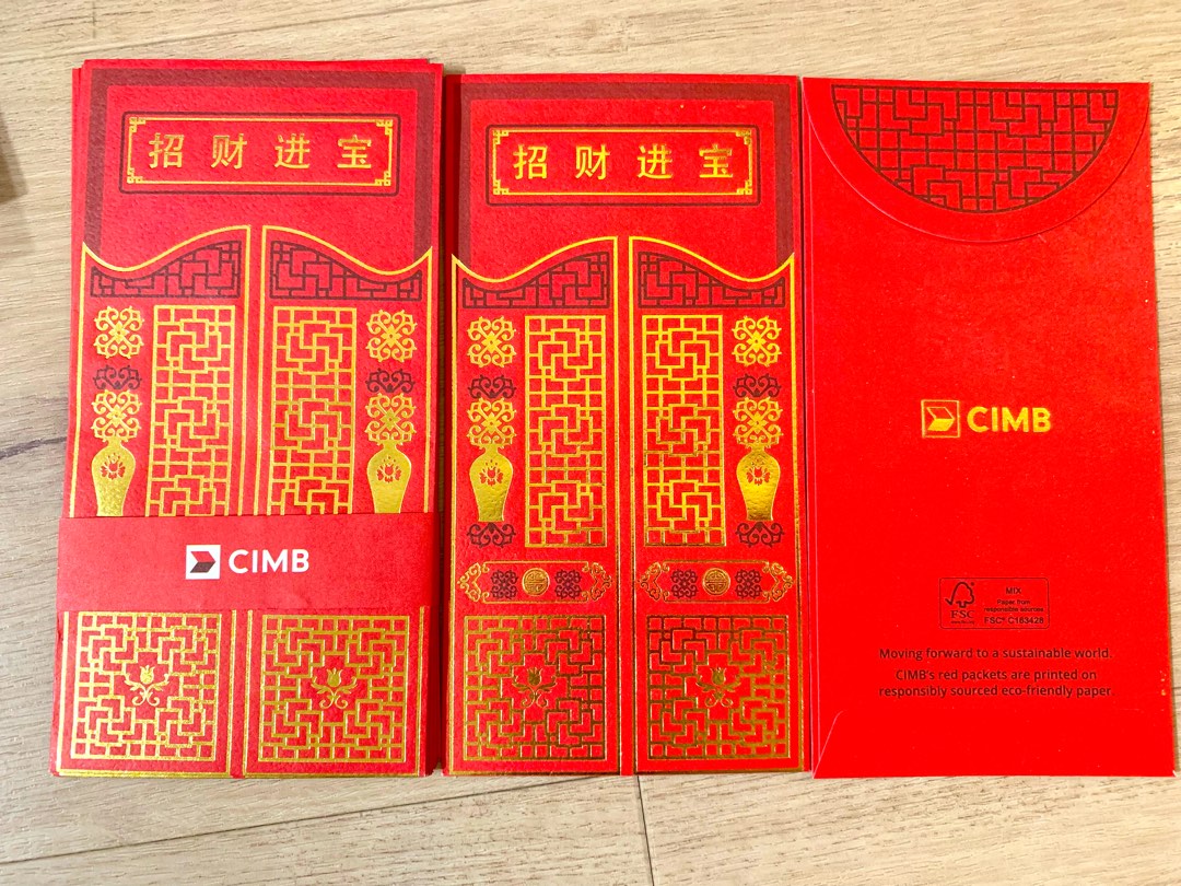 2023 CIMB CNY Angpow red packet, Hobbies & Toys, Memorabilia & Collectibles, Stamps & Prints on ...