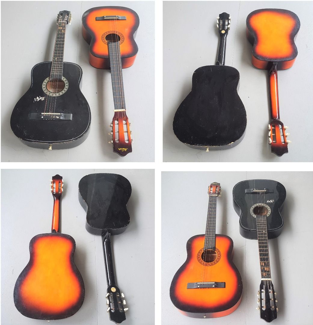 2 Kapok Guitars, Both for $20, Full Size 38 inches long, Versatile ...