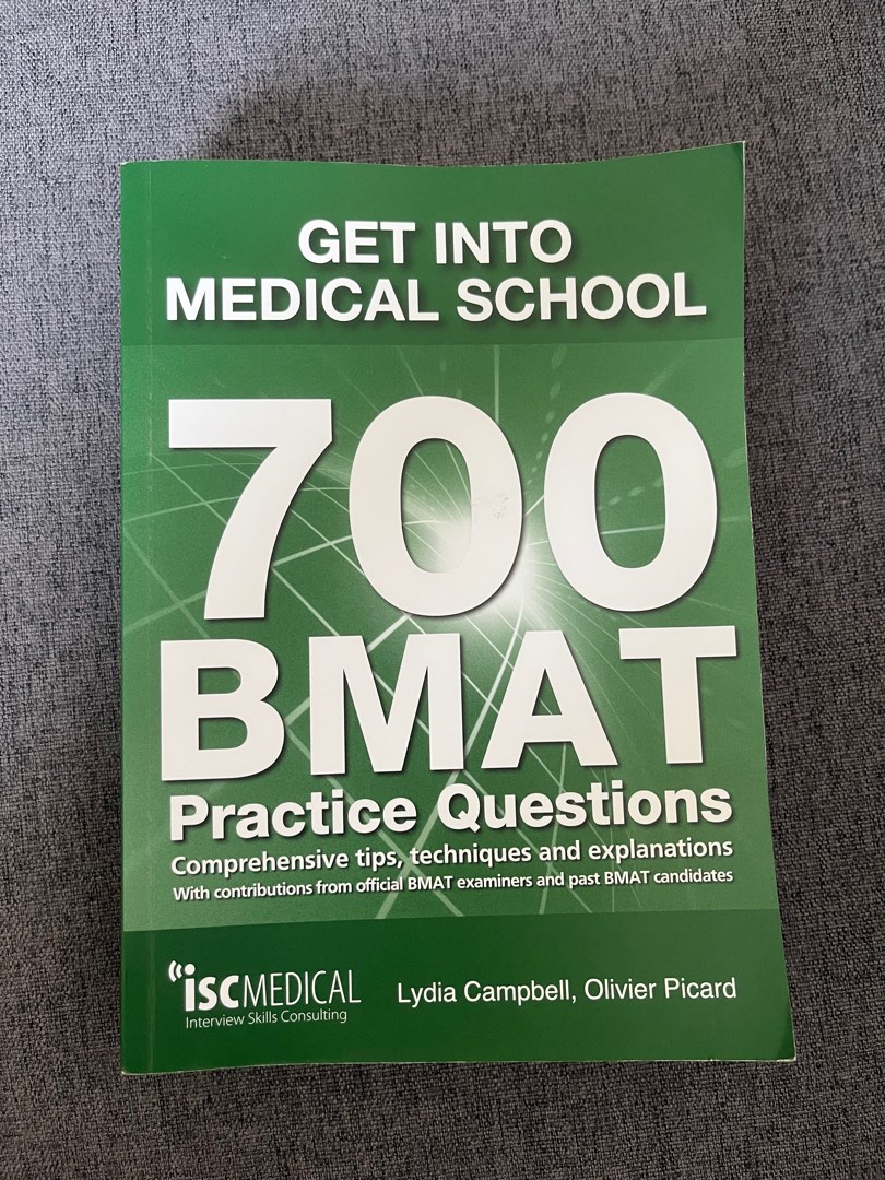 700 BMAT practice questions | BMAT assessment book | For med school ...