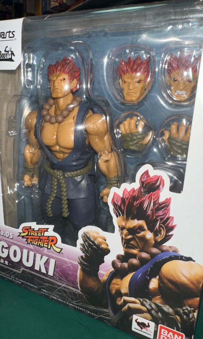 Bandai SHF s.h.figuarts STREET FIGHTER No 05 GOUKI 街頭霸王 豪鬼 Fighting ...