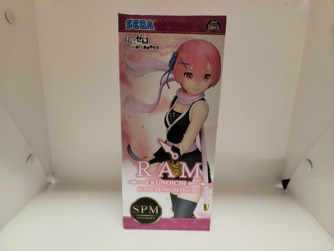日版 SEGA Re : 從零開始的異世界 拉姆 Ram Kunoichi 忍者 SPM 模型 公仔 figure 長盒, 興趣及遊戲, 玩具 & 遊戲類 - Carousell
