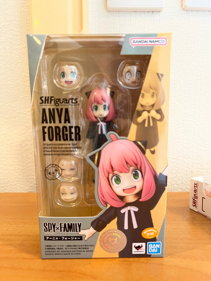 全新日版 shf Anya Forger spy x family 安妮亞, 興趣及遊戲, 玩具 & 遊戲類 - Carousell