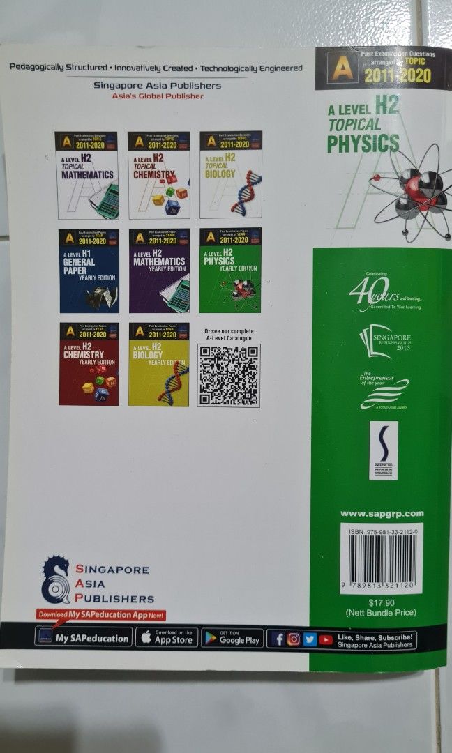 (A Level) H2 Topical Physics 2011-2020, Hobbies & Toys, Books ...