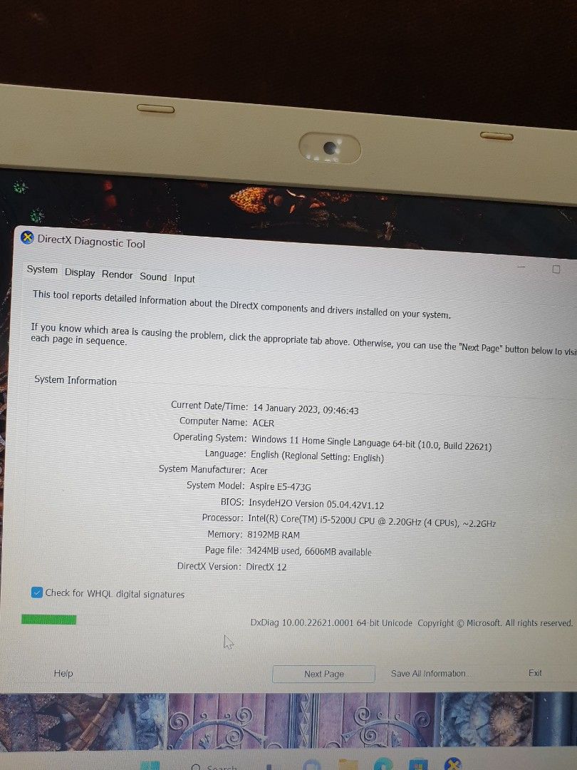 Acer Aspire With Intel Core I Gb Ram Gb Ssd Dual Graphics Computers Tech Laptops