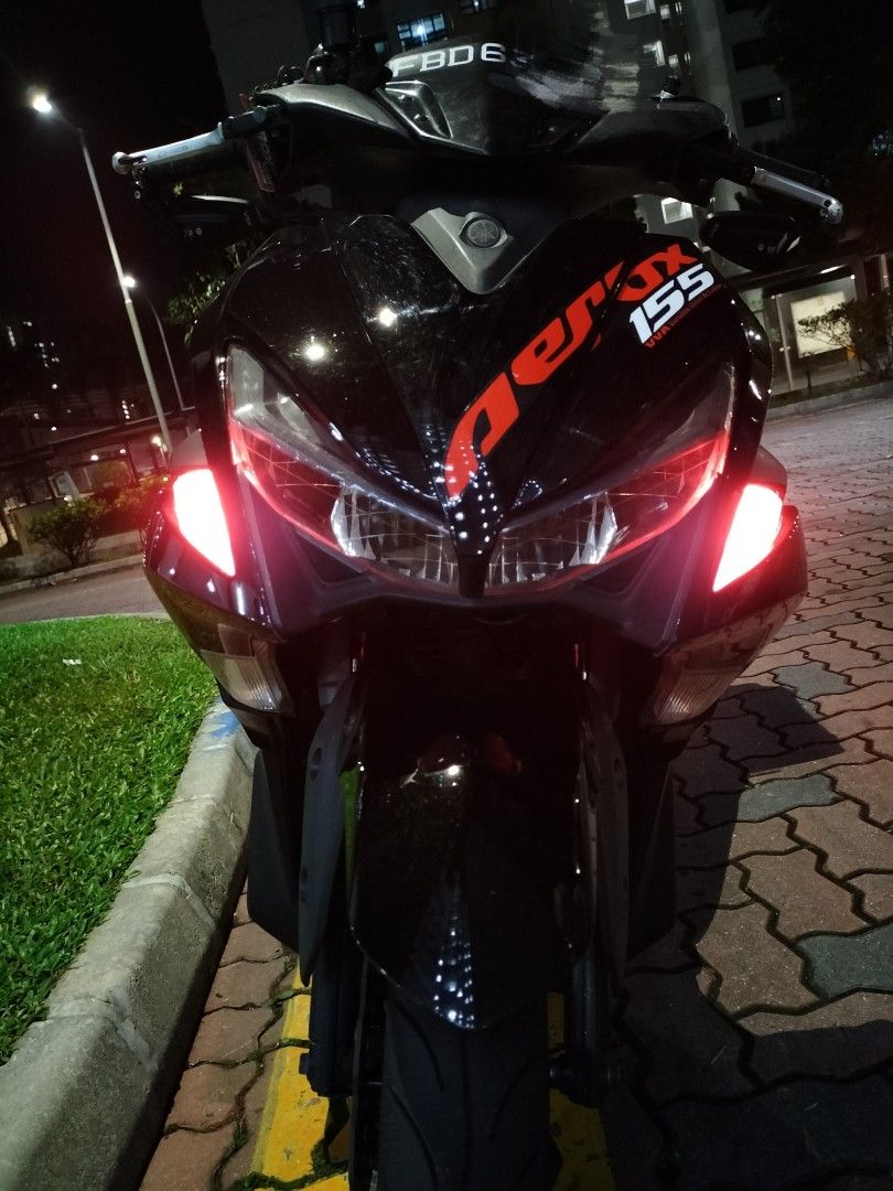 Aerox T10 led pole light strong Red $23, Motorcycles, Motorcycle ...