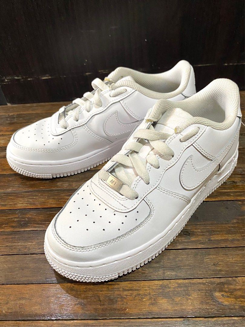 Air Force 1 LE Triple White | EU 38, Women's Fashion, Footwear ...
