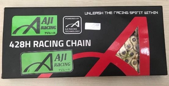 Aji Racing Sprocket Chain 428H 132L GOLD Chain ( Normal / Regular ...