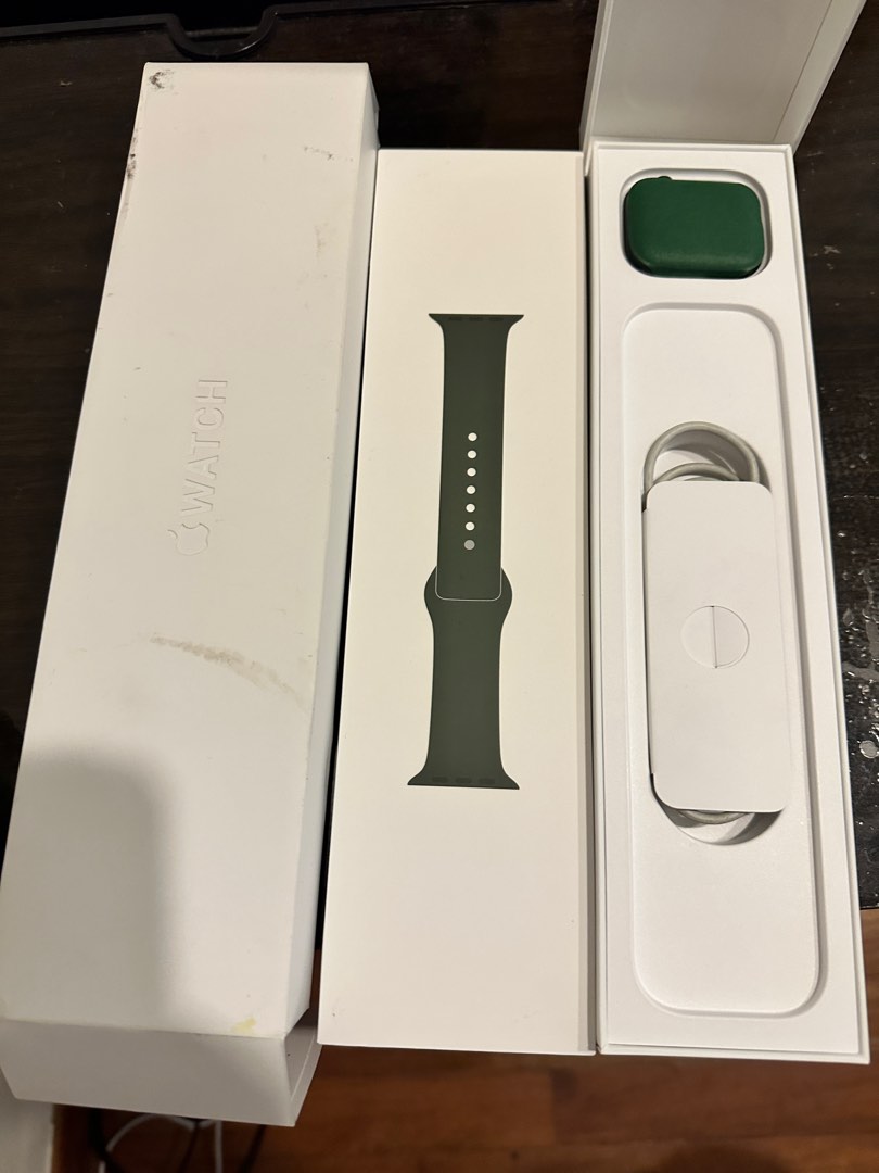 Apple Watch Series 7 GPS 45mm Aluminium Green, Mobile Phones & Gadgets ...