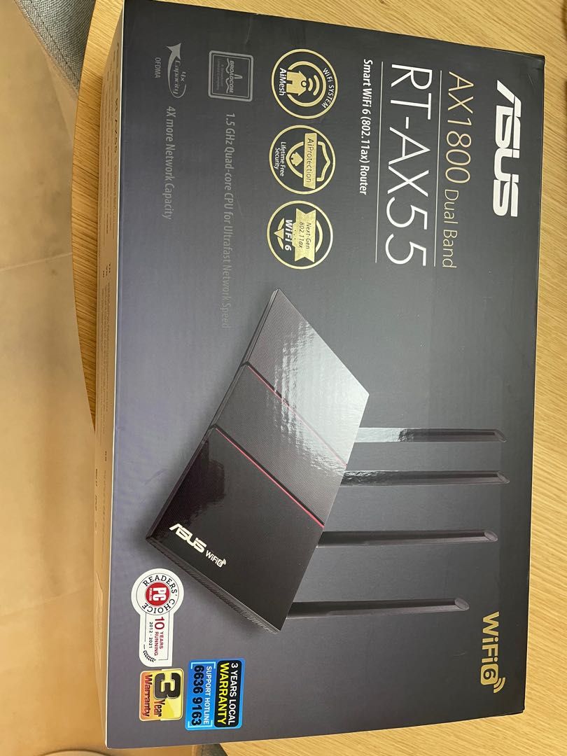 Asus RT-AX55 Router, Computers & Tech, Parts & Accessories, Networking ...