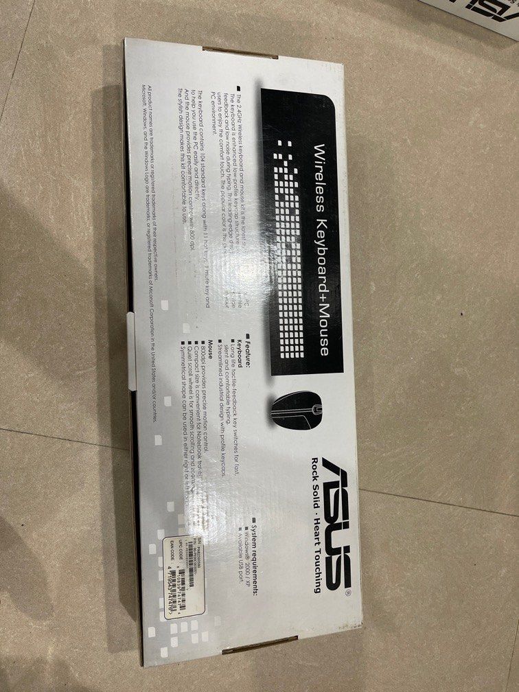 Asus wireless keyboard + mouse, Computers & Tech, Parts & Accessories, Computer Keyboard on ...