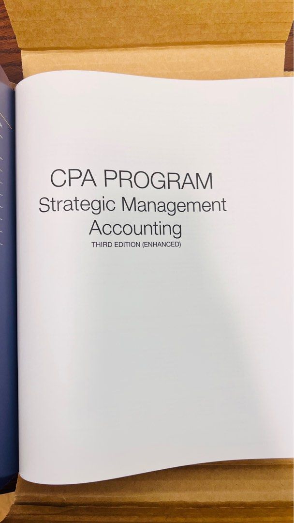 Australia CPA Strategic Management Accouting - SMA, Hobbies & Toys ...