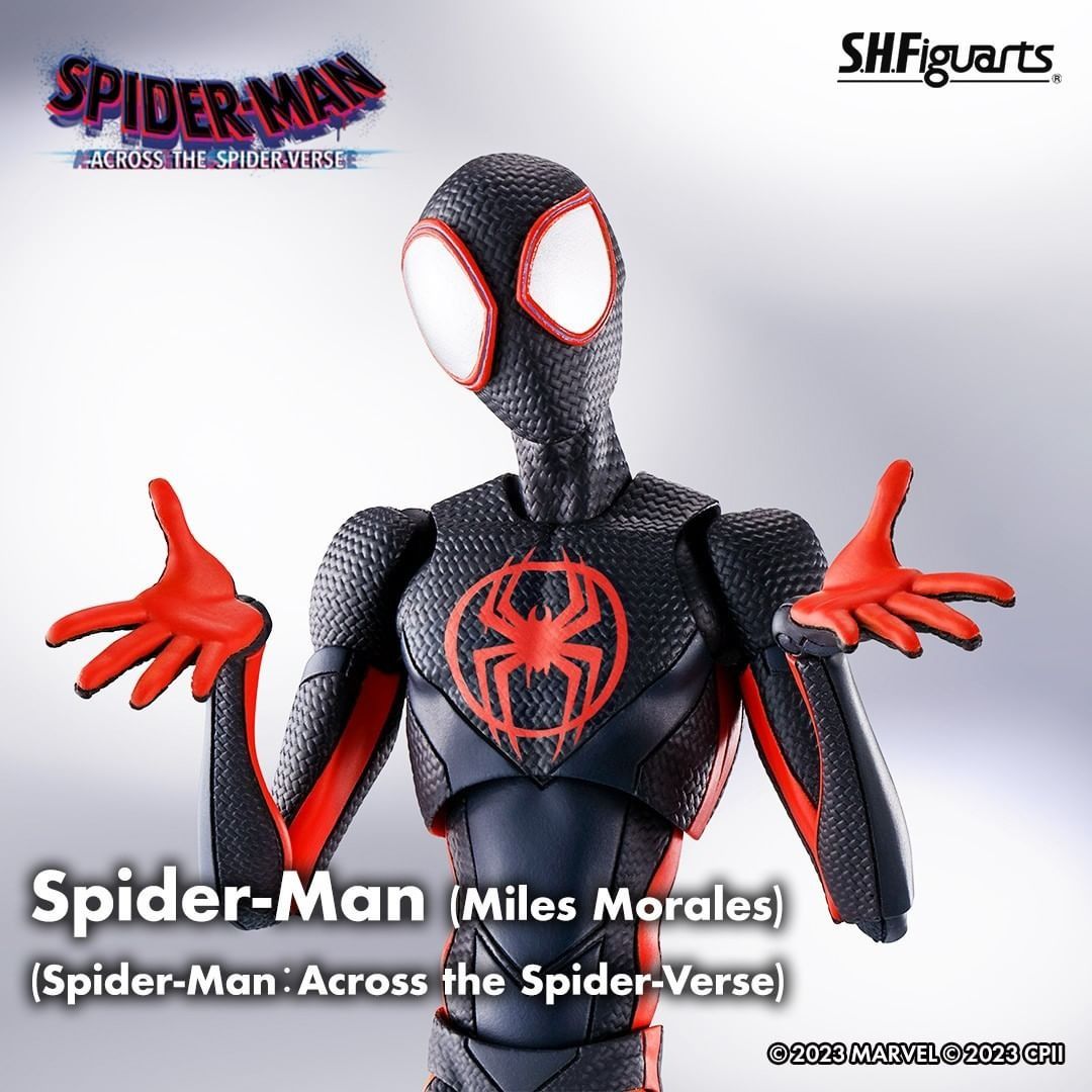 Bandai - S.H.Figuarts - SHF Spiderman Miles Morales - Spider-Man Across ...