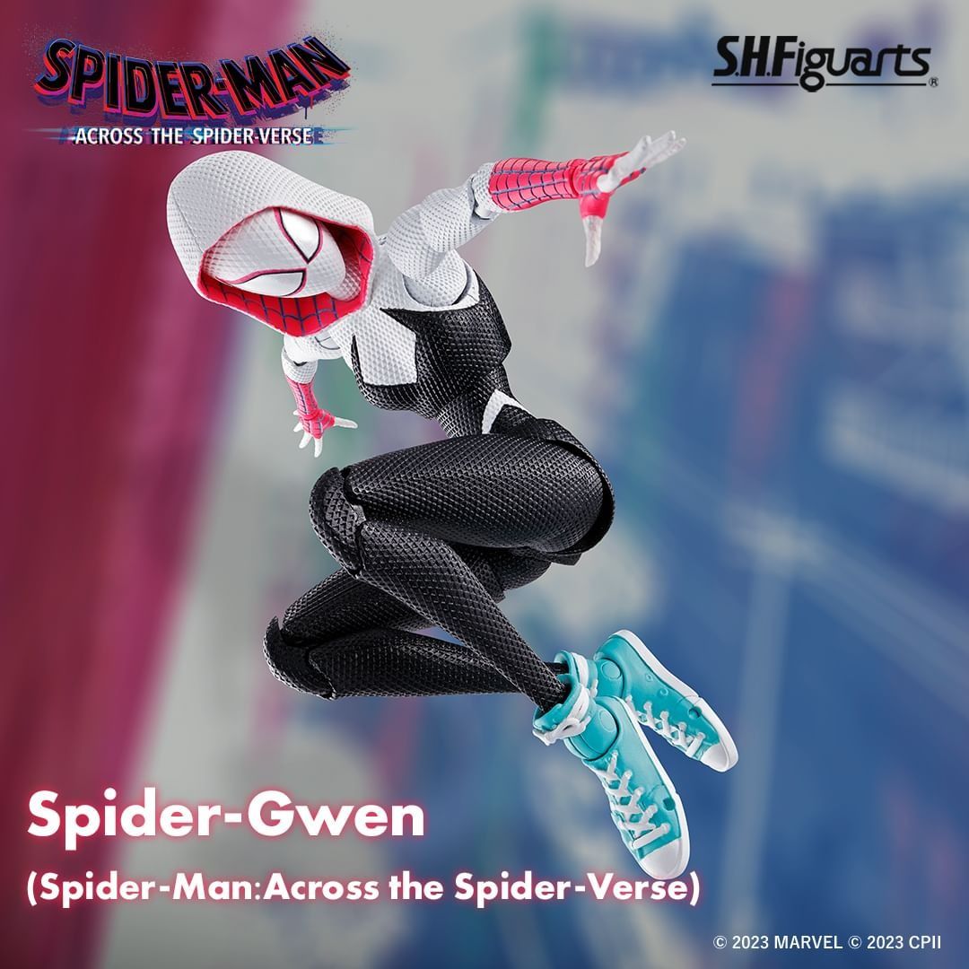 Bandai - S.H.Figuarts - SHF Spider-Gwen - SpiderMan Across the Spider ...