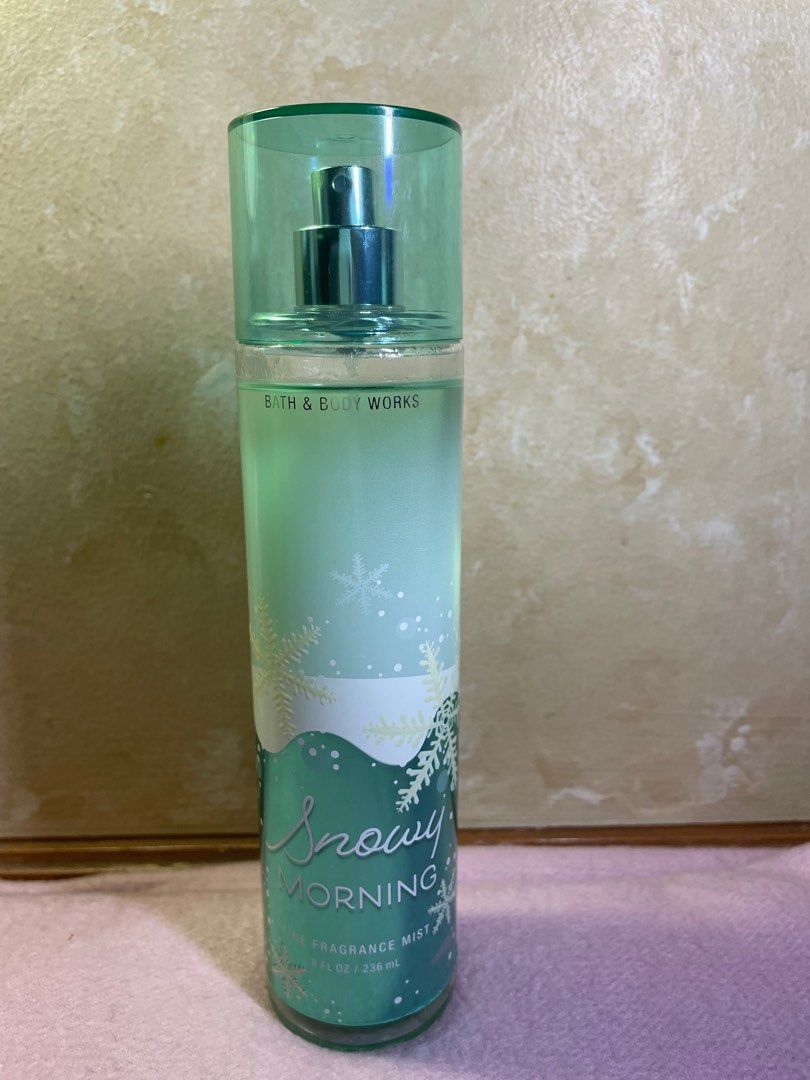 Bath & Body Works Snowy Morning, Beauty & Personal Care, Fragrance ...