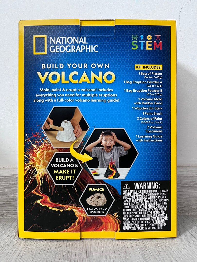 BN National Geographic Build Your Own Volcano, Hobbies & Toys, Toys ...