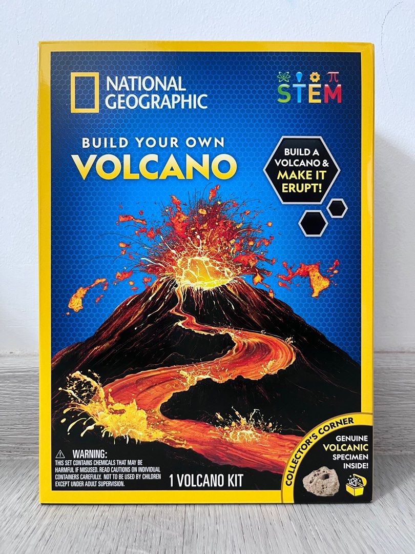 BN National Geographic Build Your Own Volcano, Hobbies & Toys, Toys ...