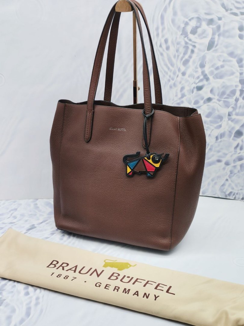 BRAUN BUFFEL SHOULDER TOTE BAG, Luxury, Bags & Wallets on Carousell