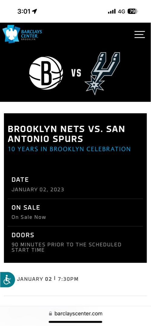 Brooklyn Nets Official Court Replica - 10th Anniversary Special ...