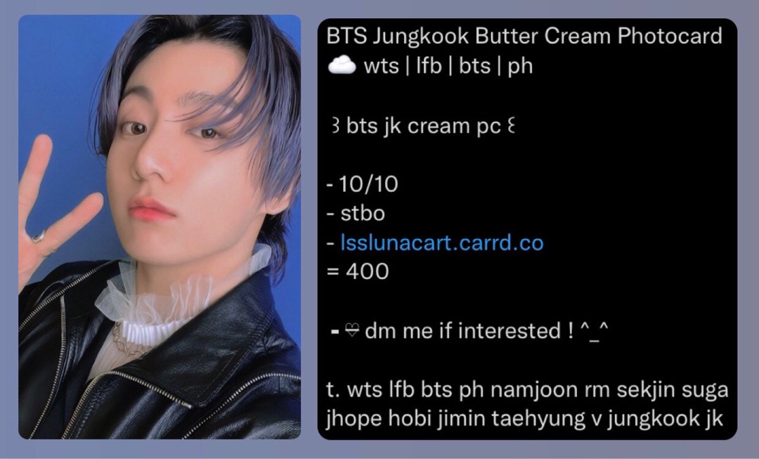 BTS Jungkook Butter Cream Photocard, Hobbies & Toys, Memorabilia ... BTS Jungkook Butter Cream Photocard, Hobbies & Toys, Memorabilia ...