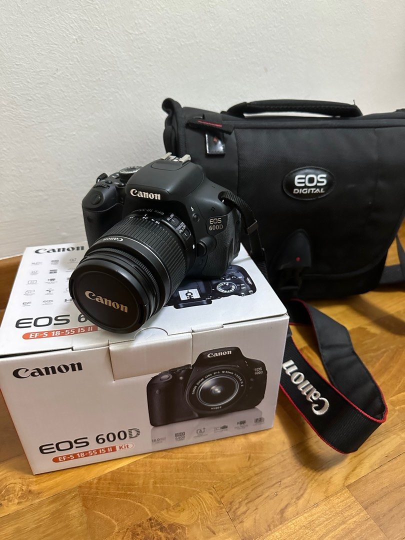 Canon Eos 600D DSLR Camera, Photography, Cameras on Carousell