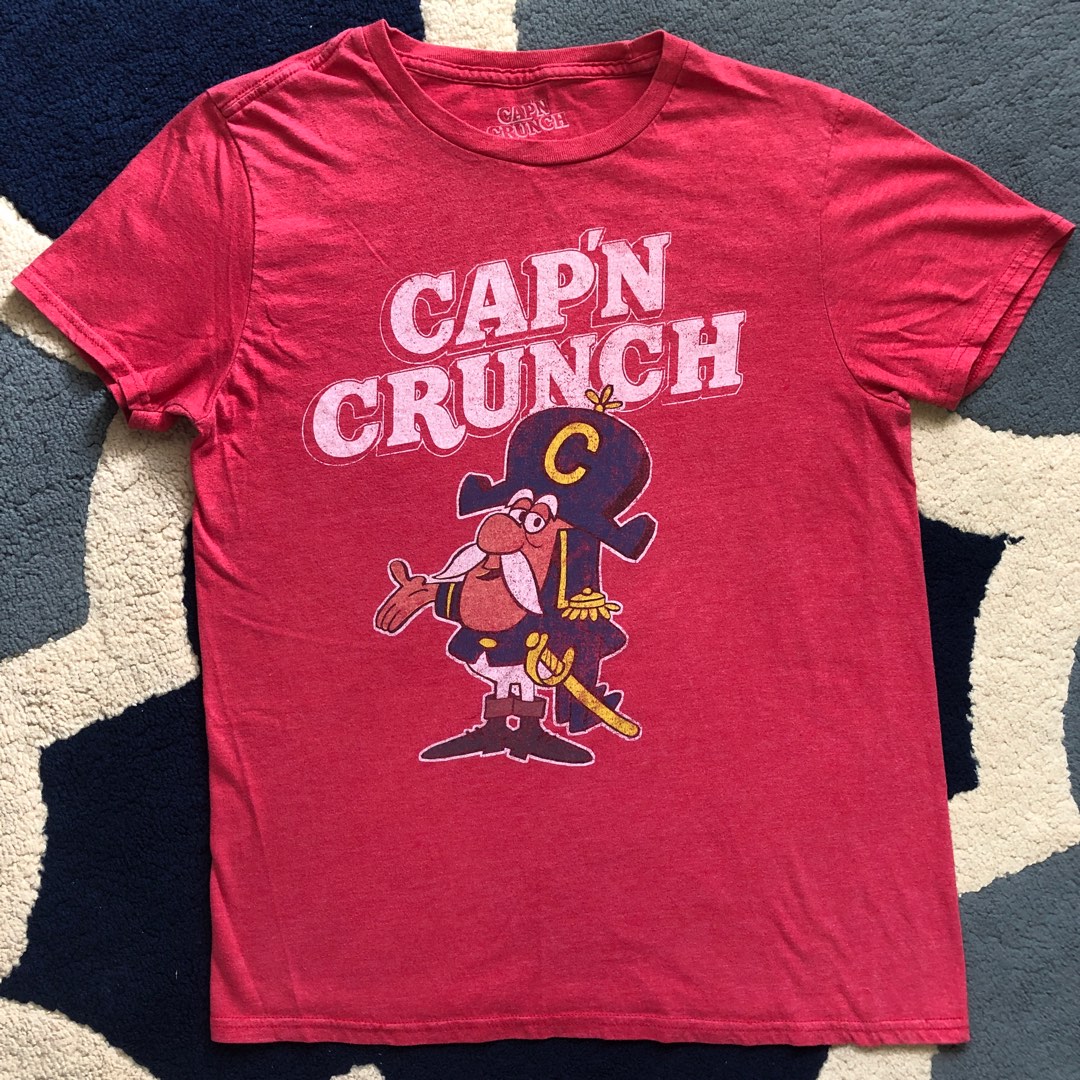 Captain Crunch, Men's Fashion, Tops & Sets, Tshirts & Polo Shirts on ...