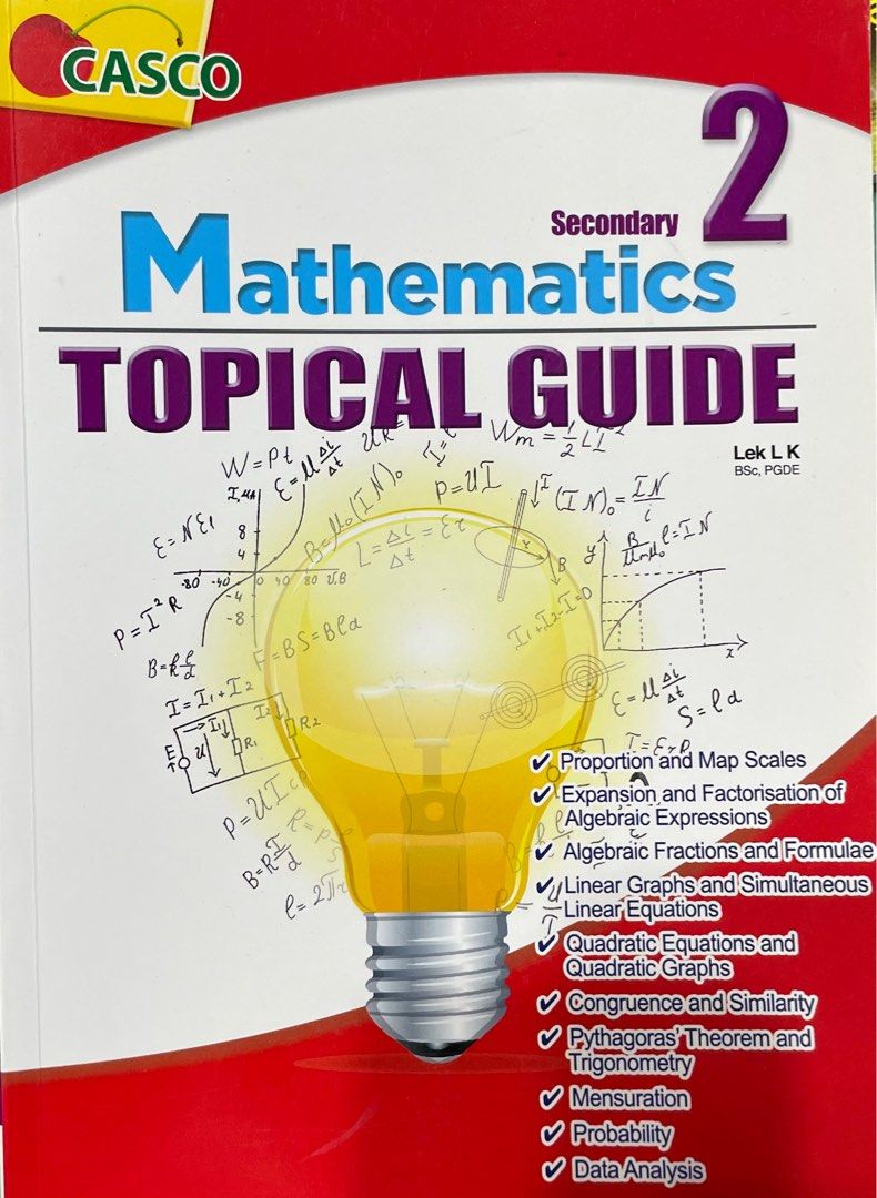 Casco Secondary 2 Mathematic Topical Guide, Hobbies & Toys, Books ...